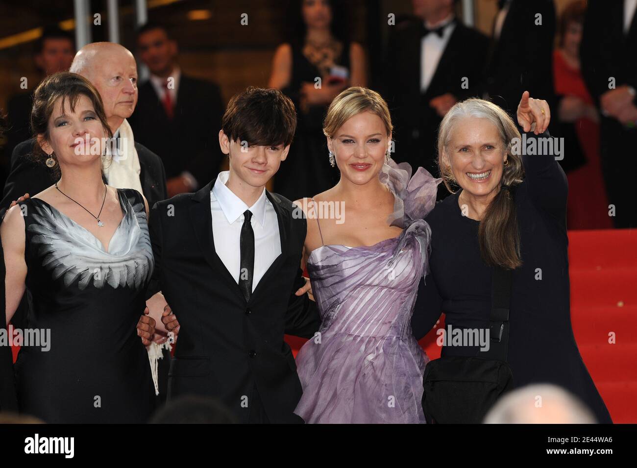 Thomas Sangster, Abbie Cornish, Ben Whishaw, Kerry Fox and director ...