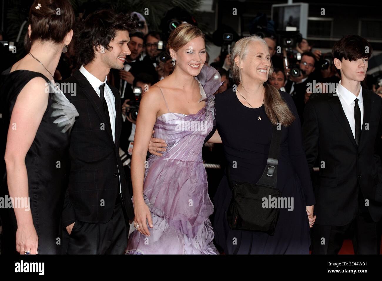 Thomas Sangster, Abbie Cornish, Ben Whishaw, Kerry Fox and director ...