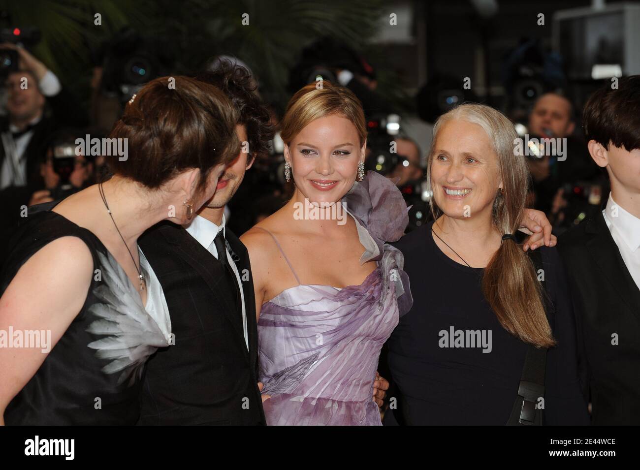 Thomas Sangster, Abbie Cornish, Ben Whishaw, Kerry Fox and director ...