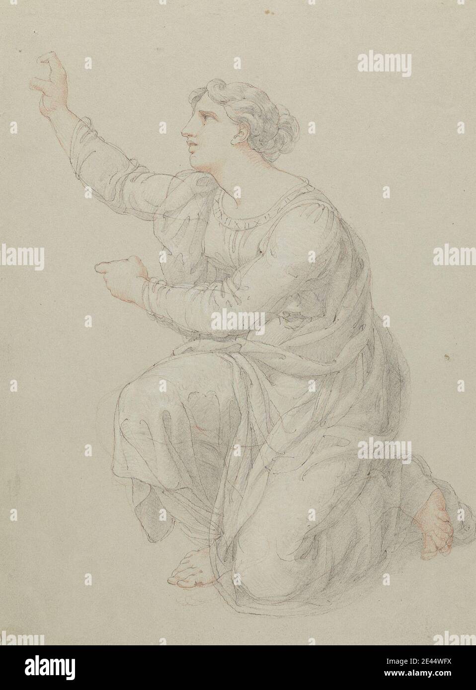 Edward Francis Burney, 1760â€“1848, British, Study for the Kneeling ...