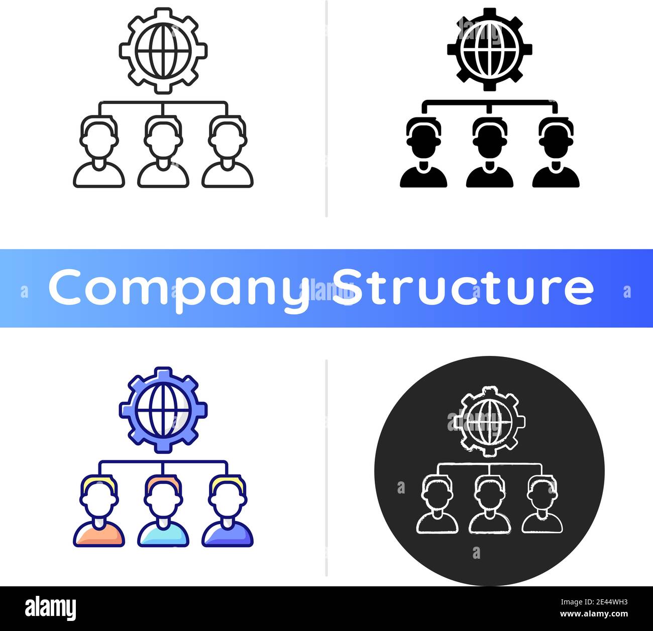 Hr department icon black Stock Vector Images - Alamy