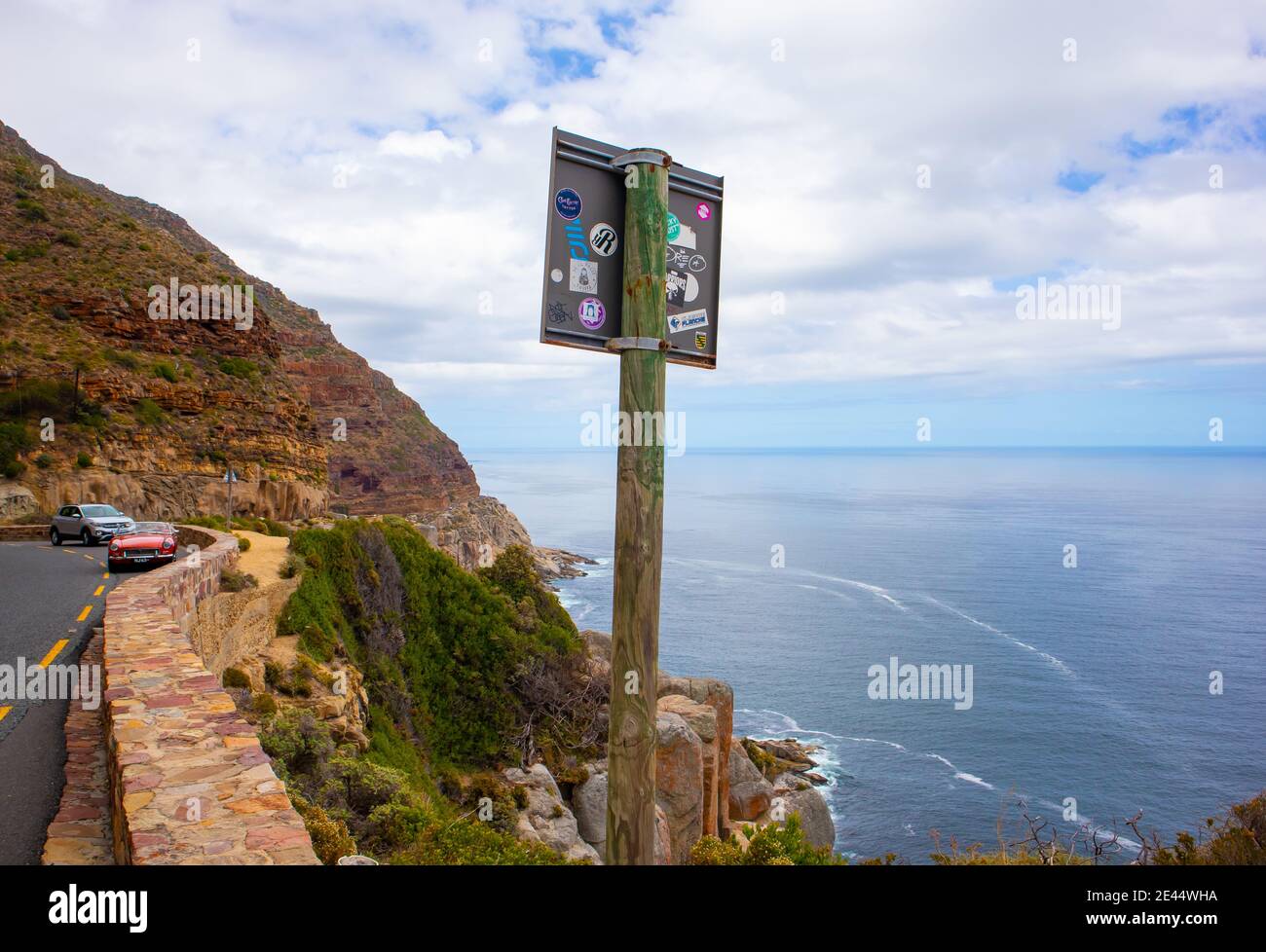 Chapman's Peak- Cape Town, South Africa - 19-01-2021 Colorful stickers ...