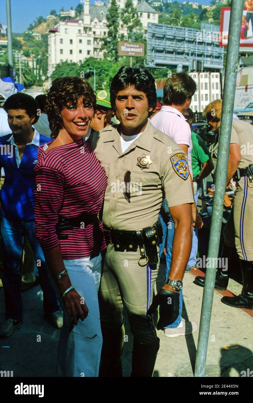 Erik Estrada With Beverly Sassoon Credit: Ralph Dominguez/MediaPunch ...