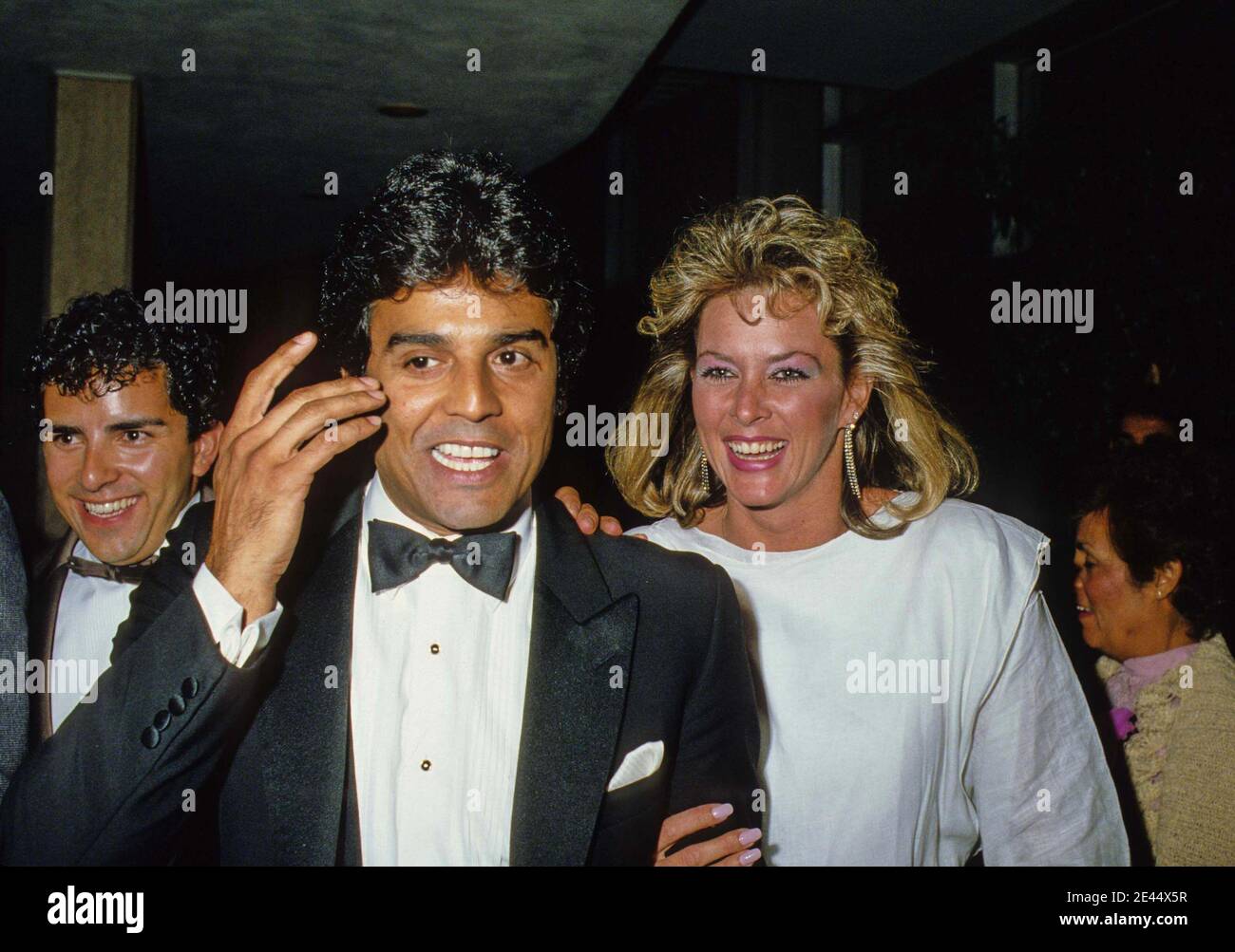Erik Estrada With Peggy Rowe Credit: Ralph Dominguez/MediaPunch Stock ...