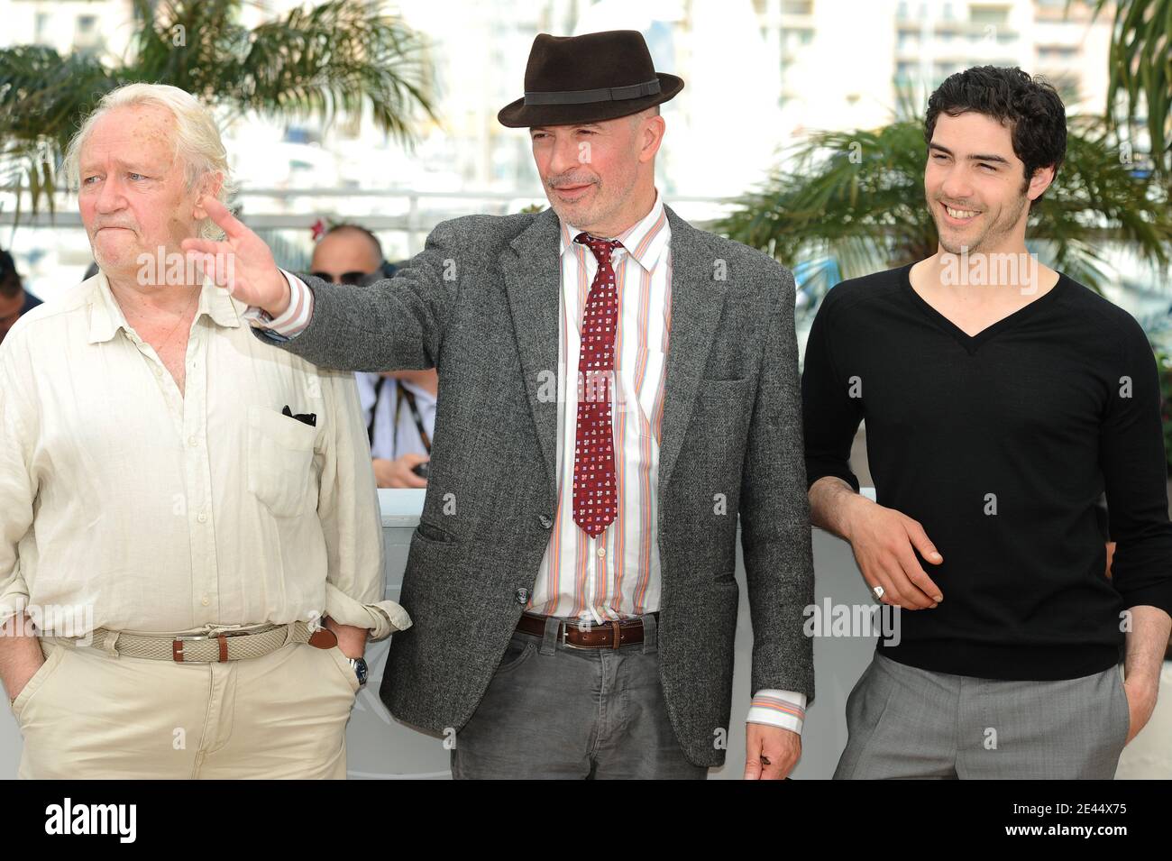 French actor Niels Arestrup, French director Jacques Audiard and French ...