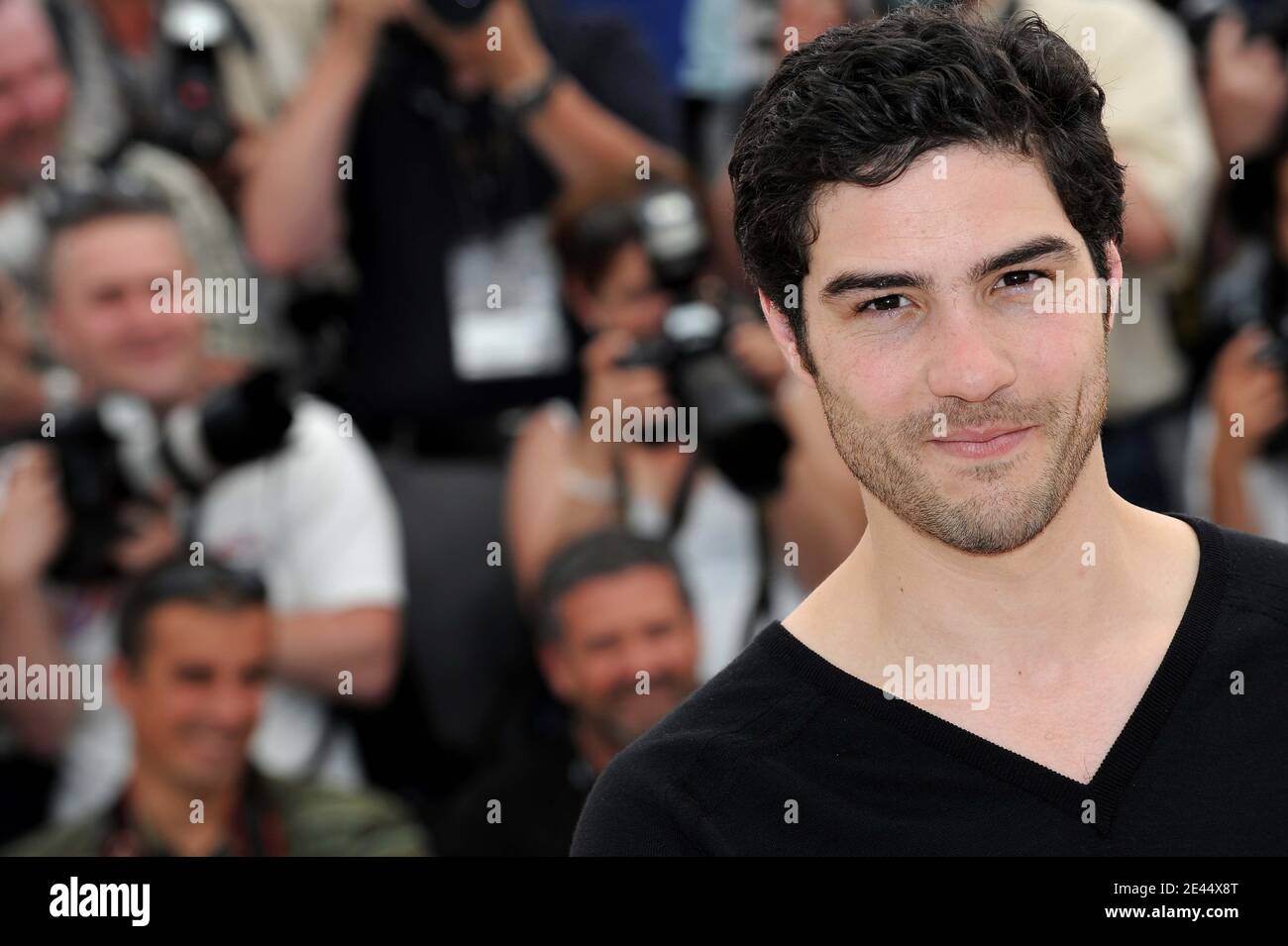 Tahar Rahim attends the 'Un Prophete' Photocall held at the Palais Des ...