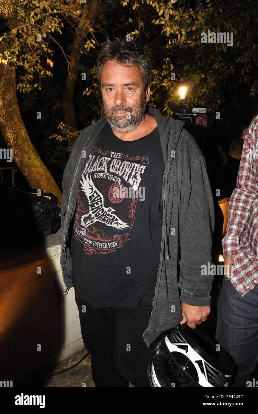 Luc Besson arriving at the Canal Plus Party at the Villa Domergue ...