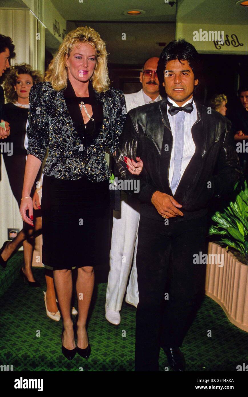 Erik Estrada With Peggy Rowe Credit: Ralph Dominguez/MediaPunch Stock ...