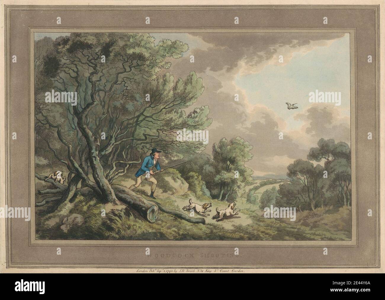 This set of four prints titled "Hunting, Shooting, etc." was created by ...