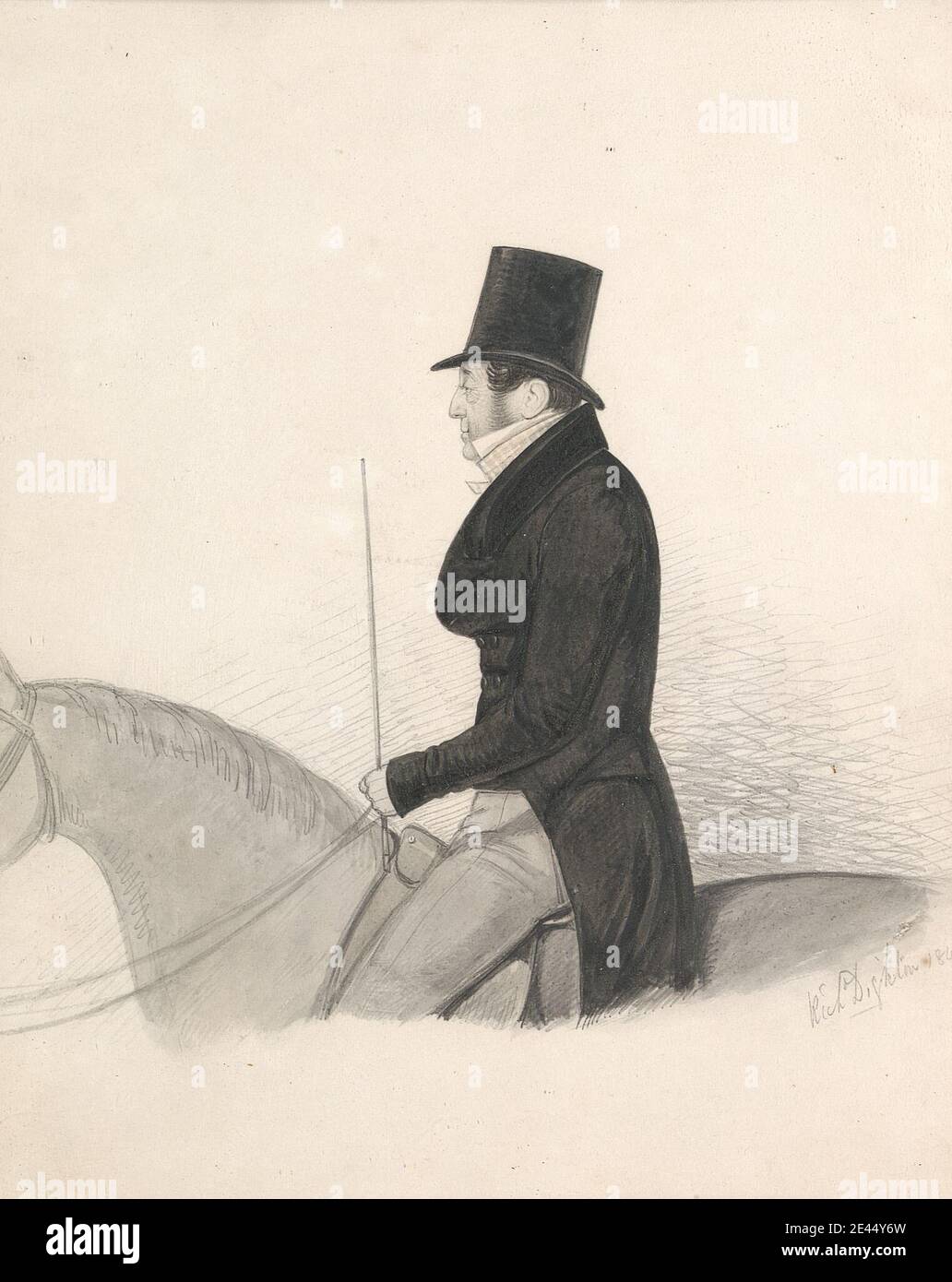 Richard Dighton, 1795â€“1880, British, Mr. Smith Dorian, 1841, 1841 ...