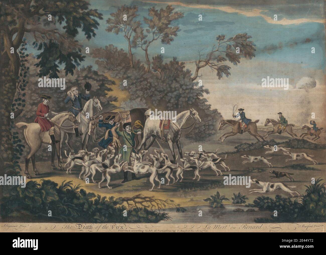 Thomas Burford, ca. 1710â€“after 1774, British, Hunting [set of four ...