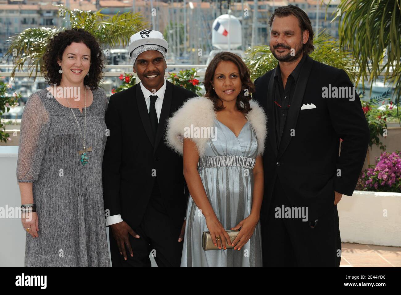 Actor Rowan McNamara, actress Marissa Gibson and Warwick Thorton attend ...
