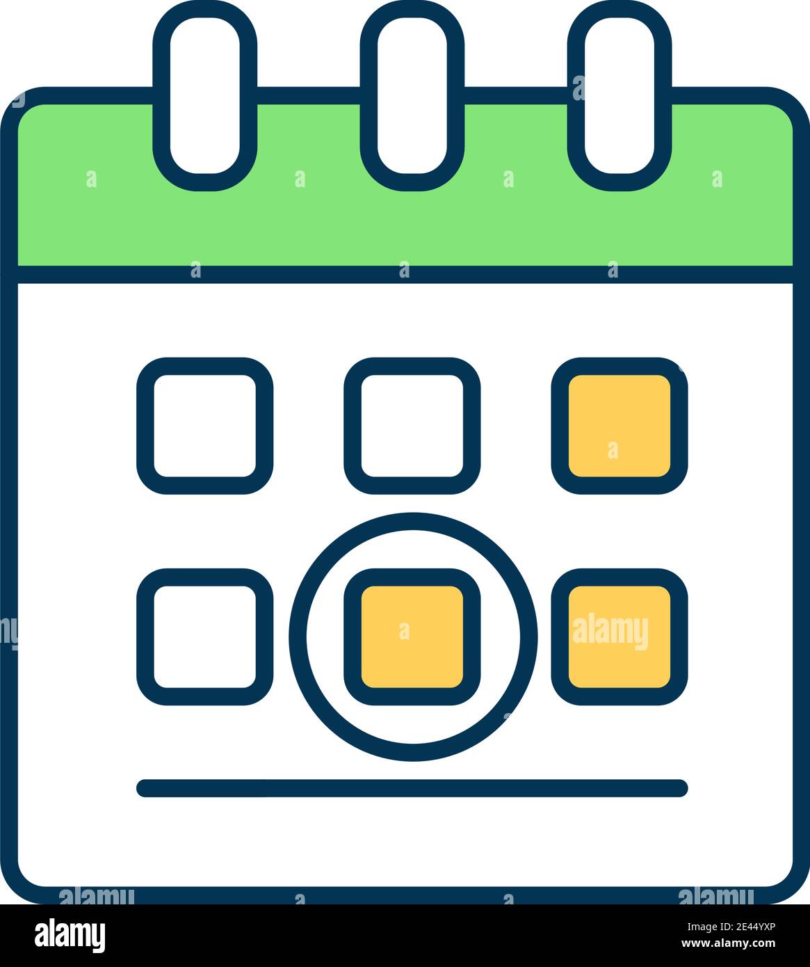 Appointment activity schedule calendar Stock Vector Images - Alamy