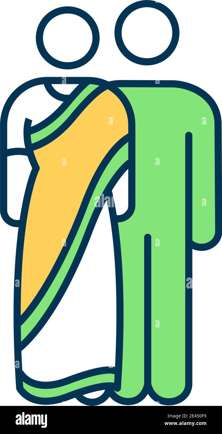 Cartoon woman icon indian culture hi-res stock photography and images ...