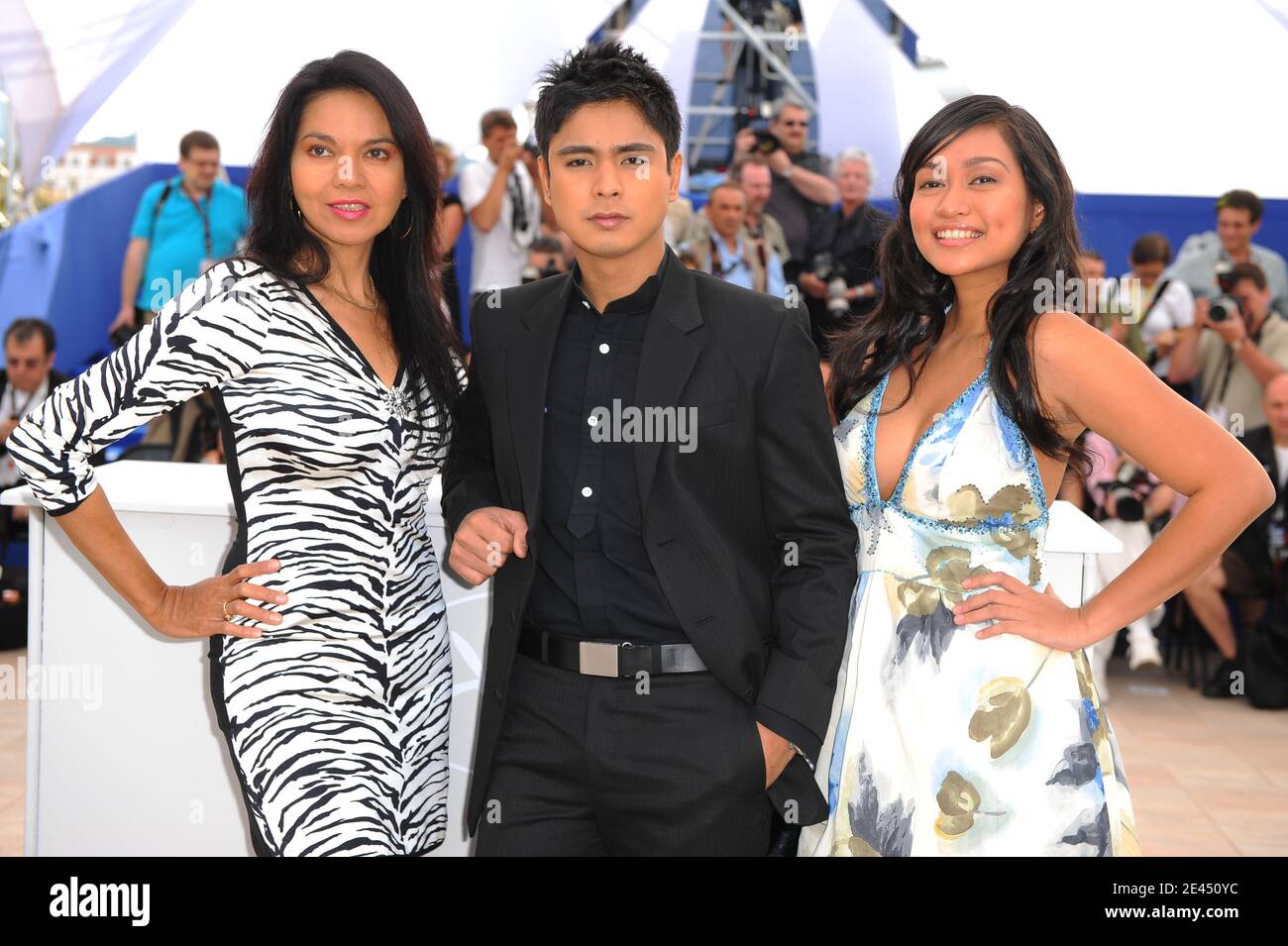 Actress Maria Isabel Lopez, actor Coco Martin and actress Mercedes ...