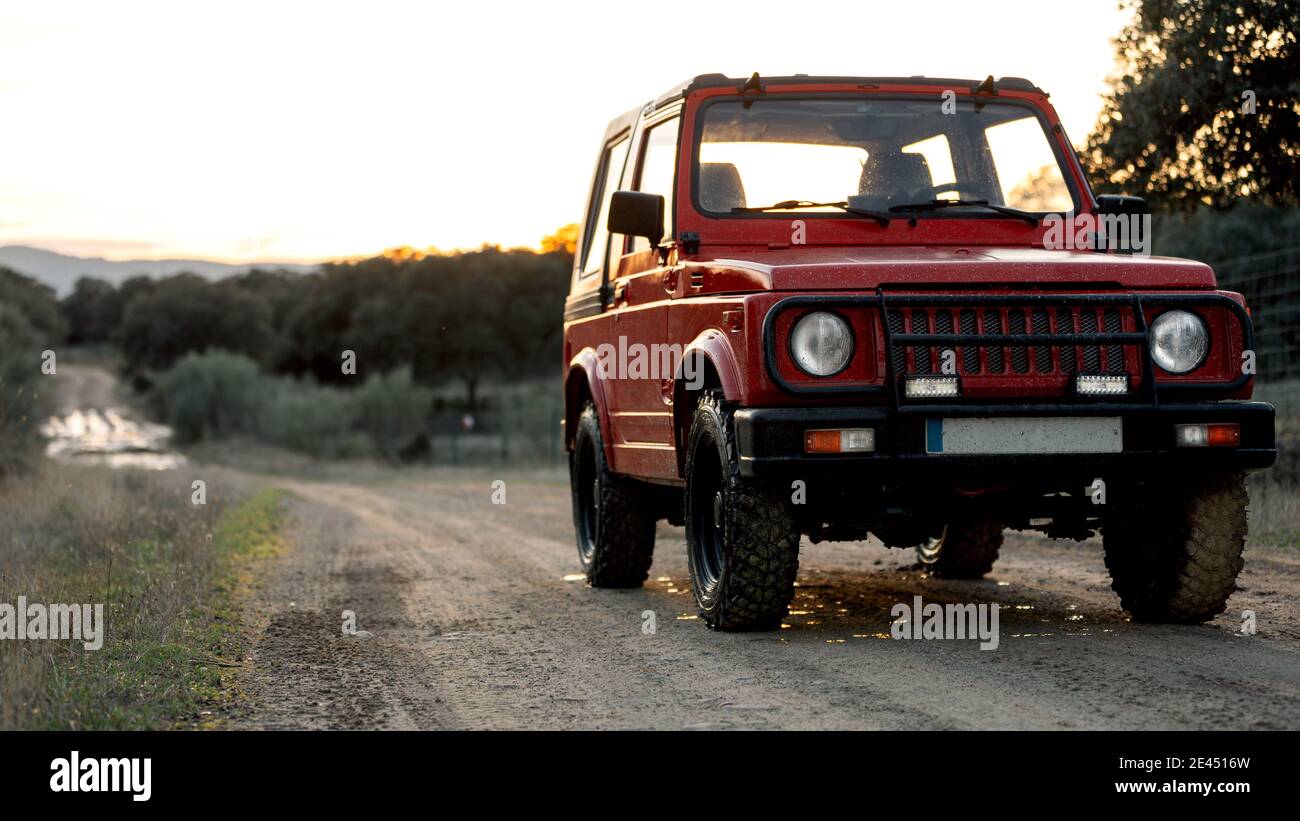 Dusty red dirt road through hi-res stock photography and images - Alamy