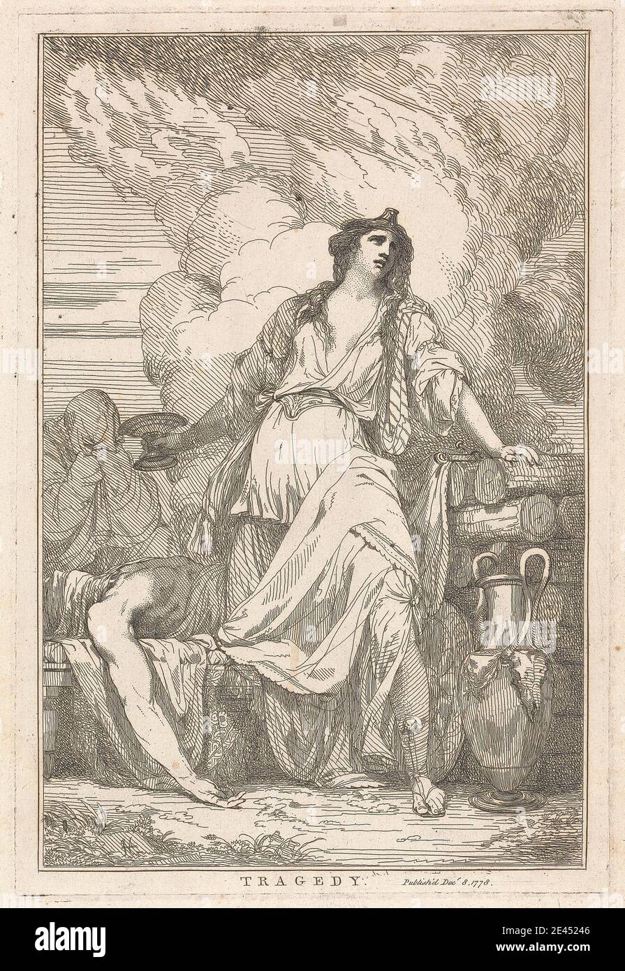 John Hamilton Mortimer, 1740â€“1779, British, Tragedy (no.13 from ...