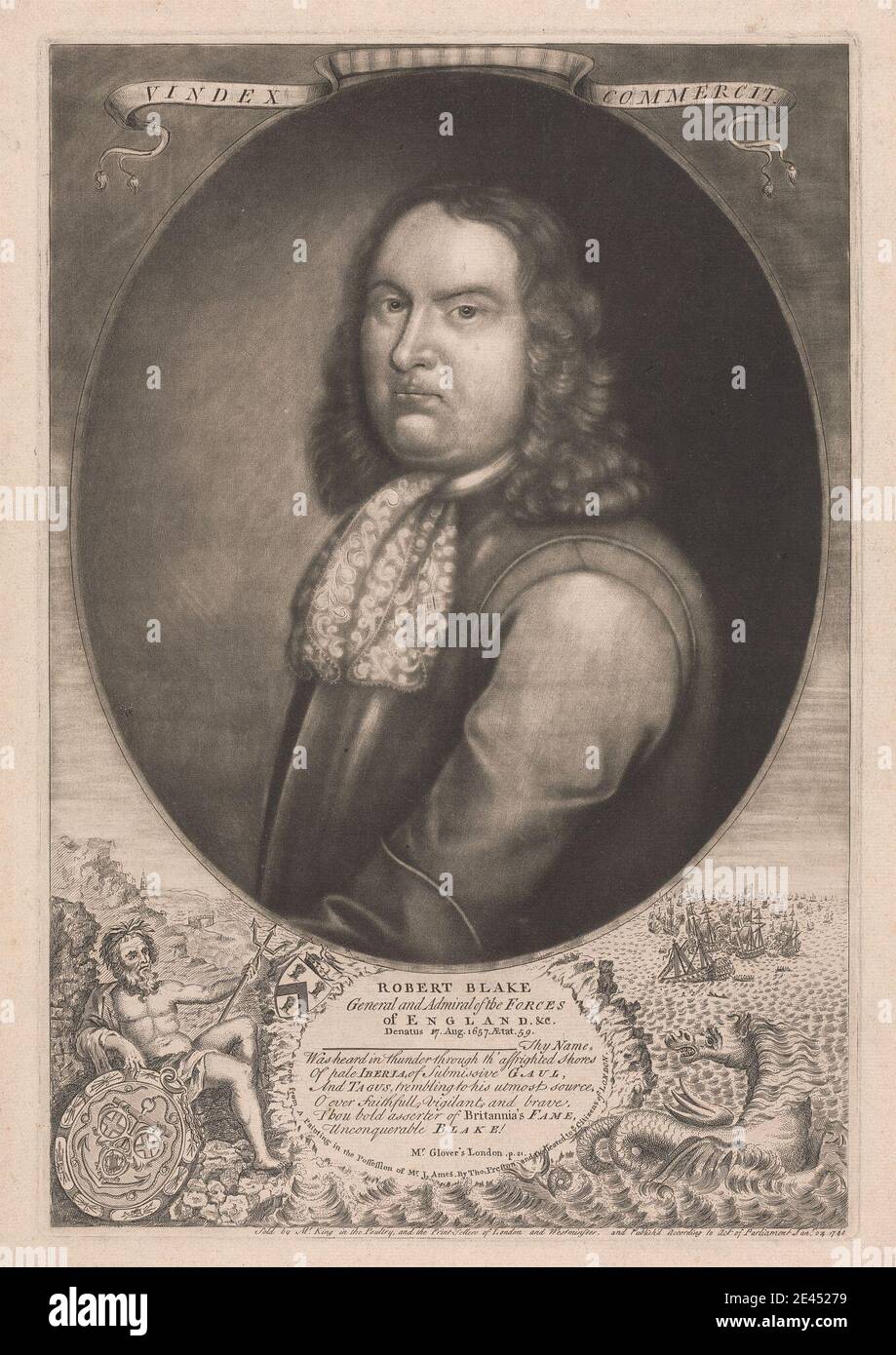 Thomas Preston, died 1759 or 1785, British, Robert Blake, 1740 ...