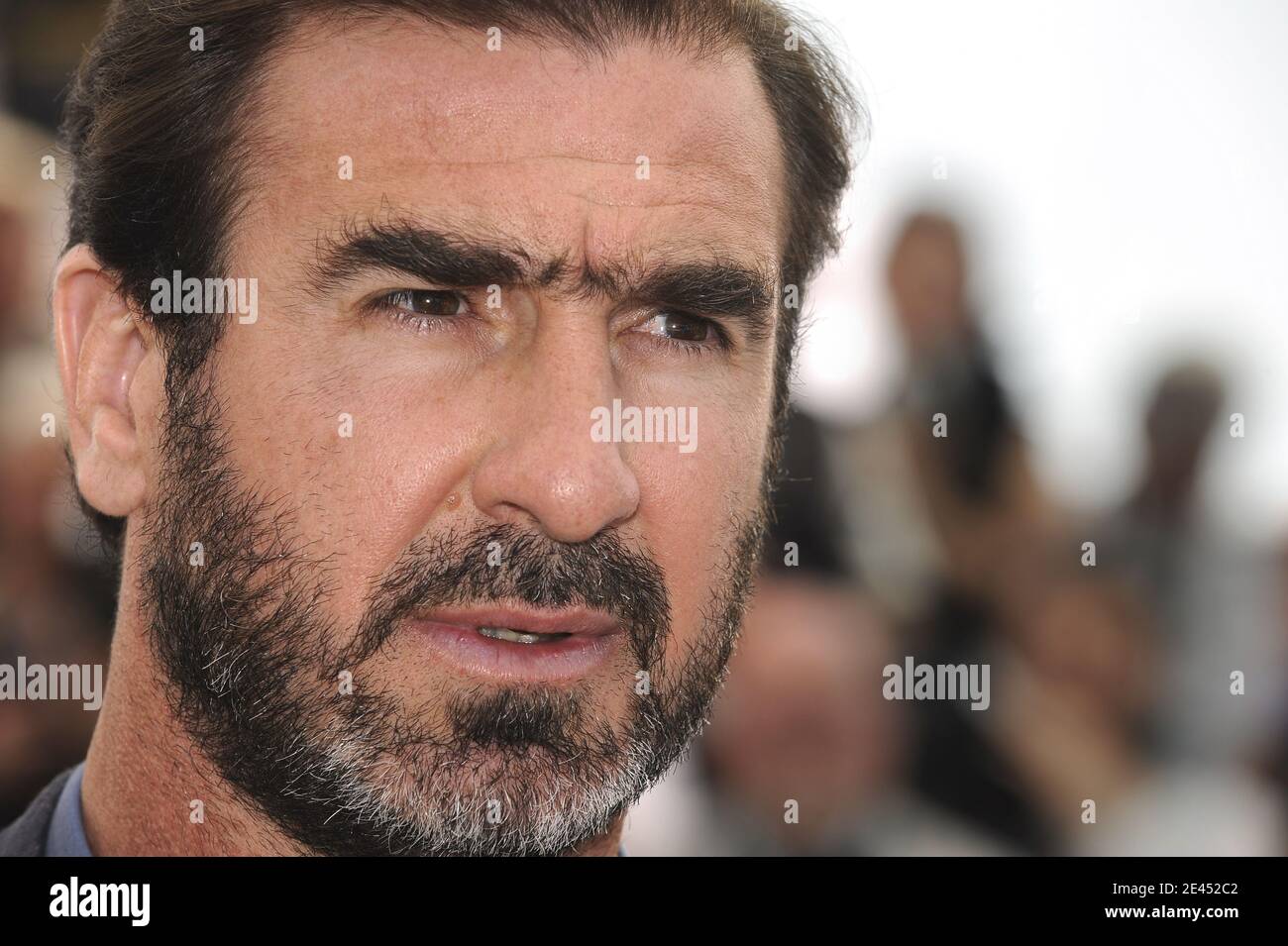 Eric Cantona attends the 'Looking for Eric' Photocall held at the ...