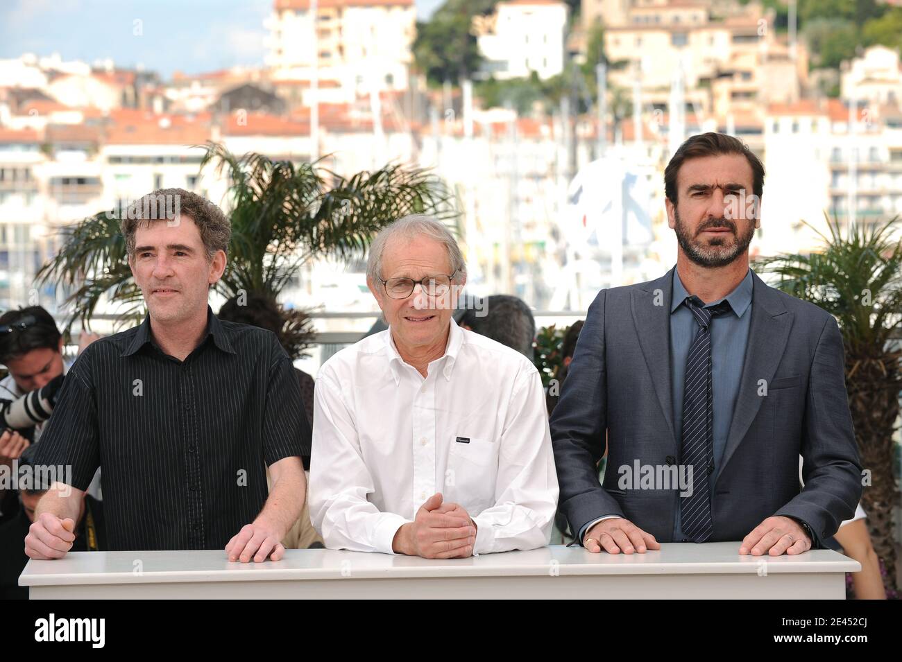 Actor Steve Evets, director Ken Loach and Eric Cantona attend the ...