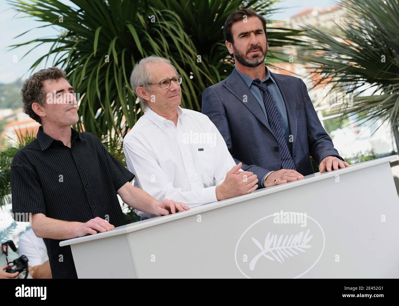 "Ken Loach, Steve Evets and Eric Cantona pose during the photo call of ...