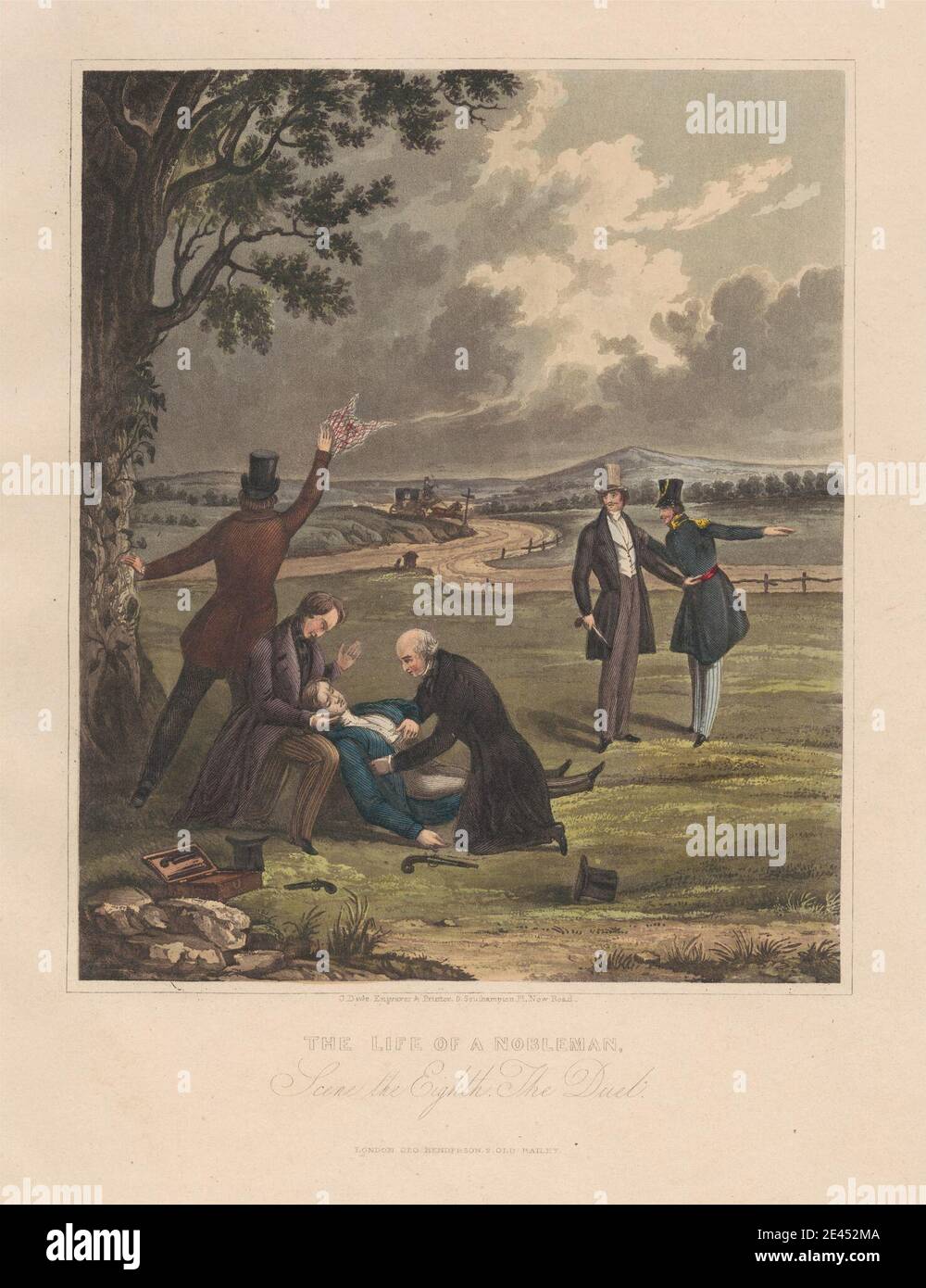 George Dawe, 1781â€“1829, British, Set of nine: (8) The Life of a ...