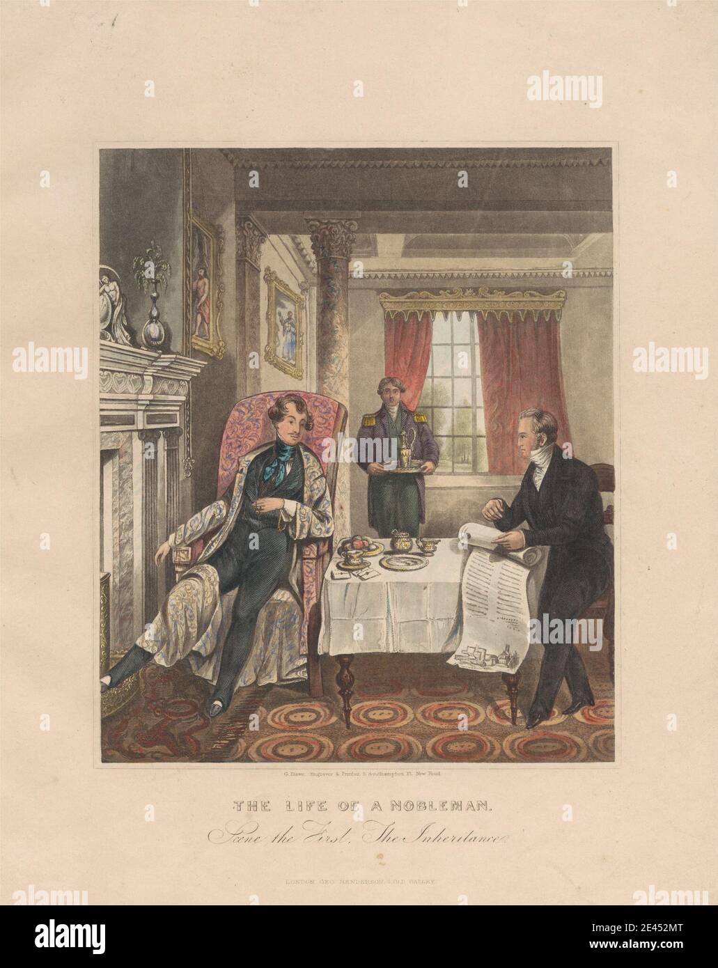 George Dawe, 1781â€“1829, British, Set of nine: (1) The Life of a ...