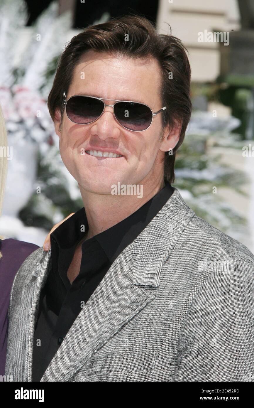 Jim Carrey at a photocall for new Disney animated film 'A Christmas ...