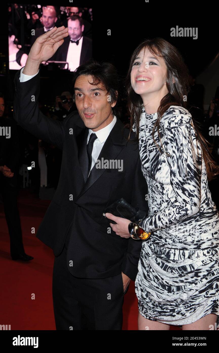 Yvan Attal and Charlotte Gainsbourg attend the screening of 'Antichrist ...