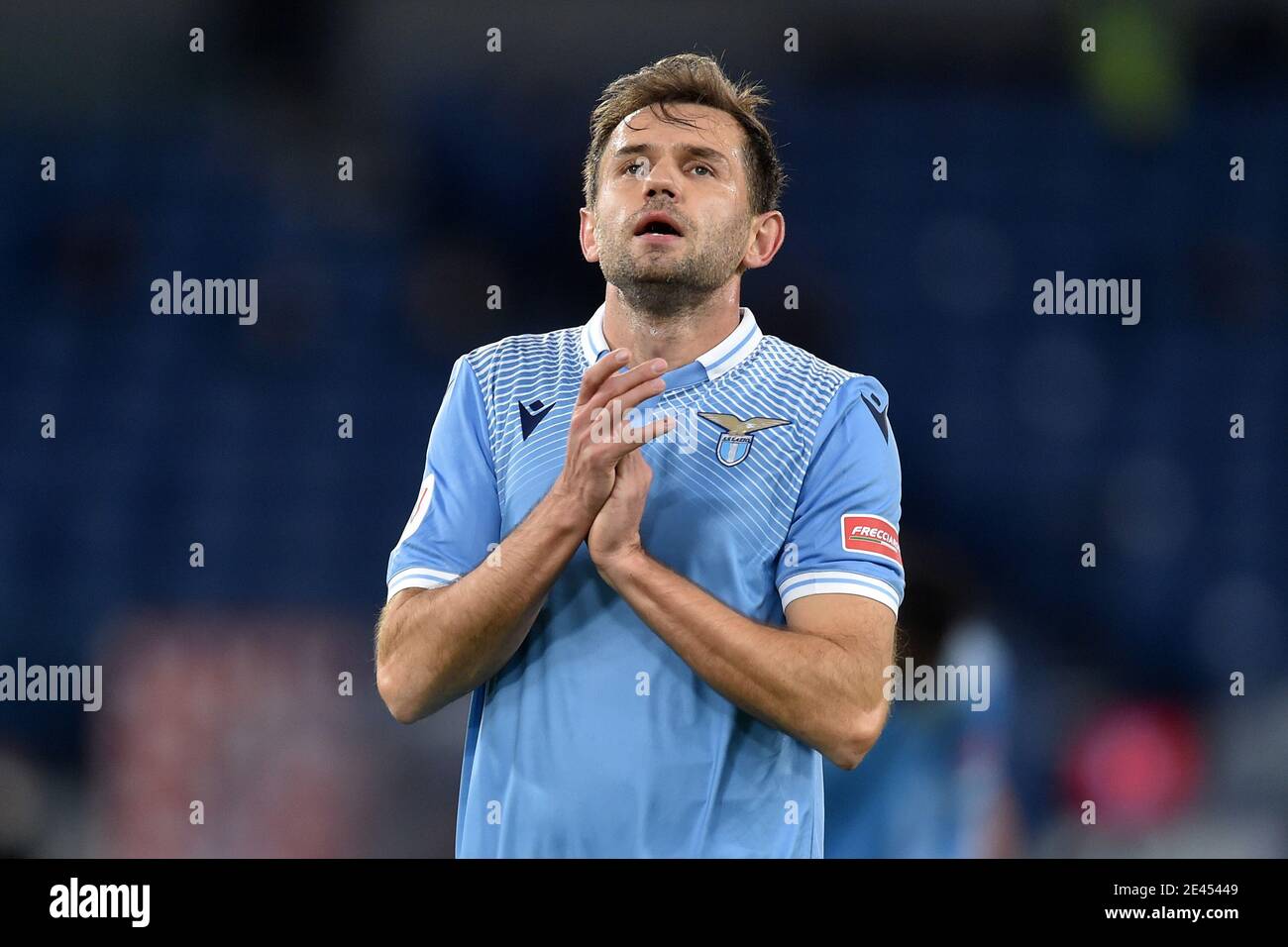 Senad Lulic of Lazio during the Coppa Italia football match between SS ...