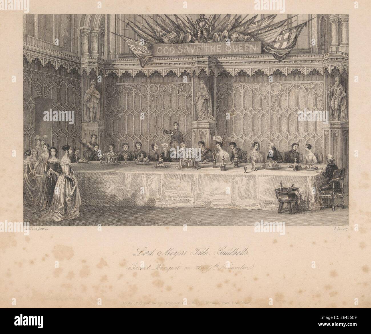 Lord table guildhall hi-res stock photography and images - Alamy