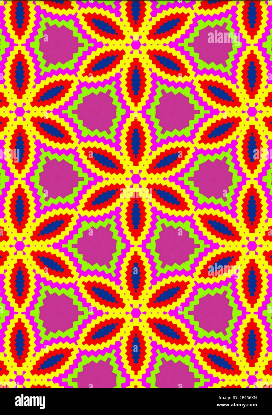 Illustration of a black and white colorless pattern with floral ...