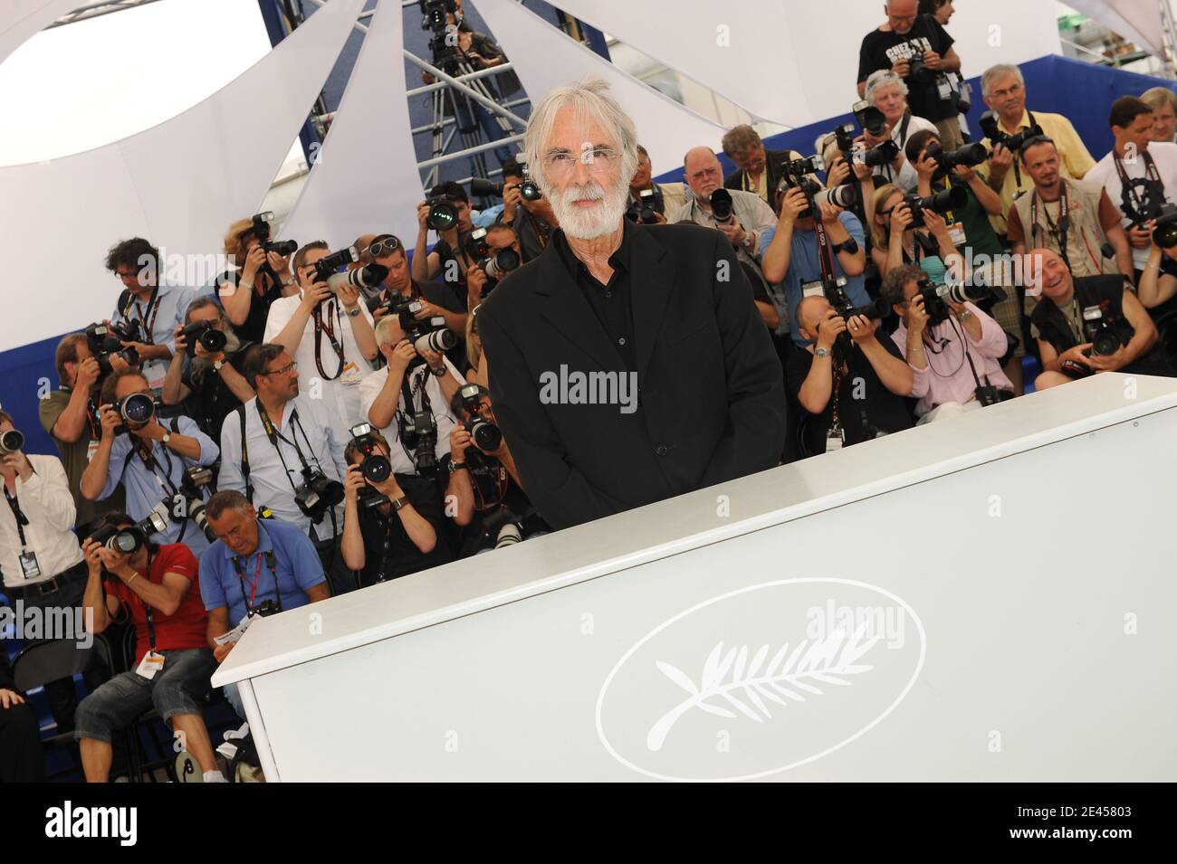Director Michael Haneke attends the photocall for the film 'The White ...