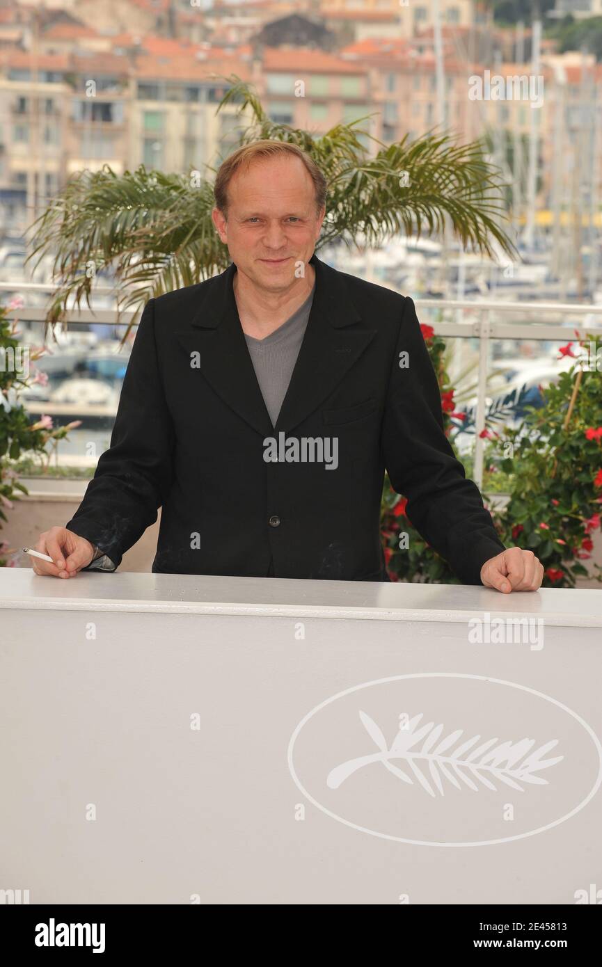 Ulrich Tukur attends the photocall for the film 'The White Ribbon', at ...