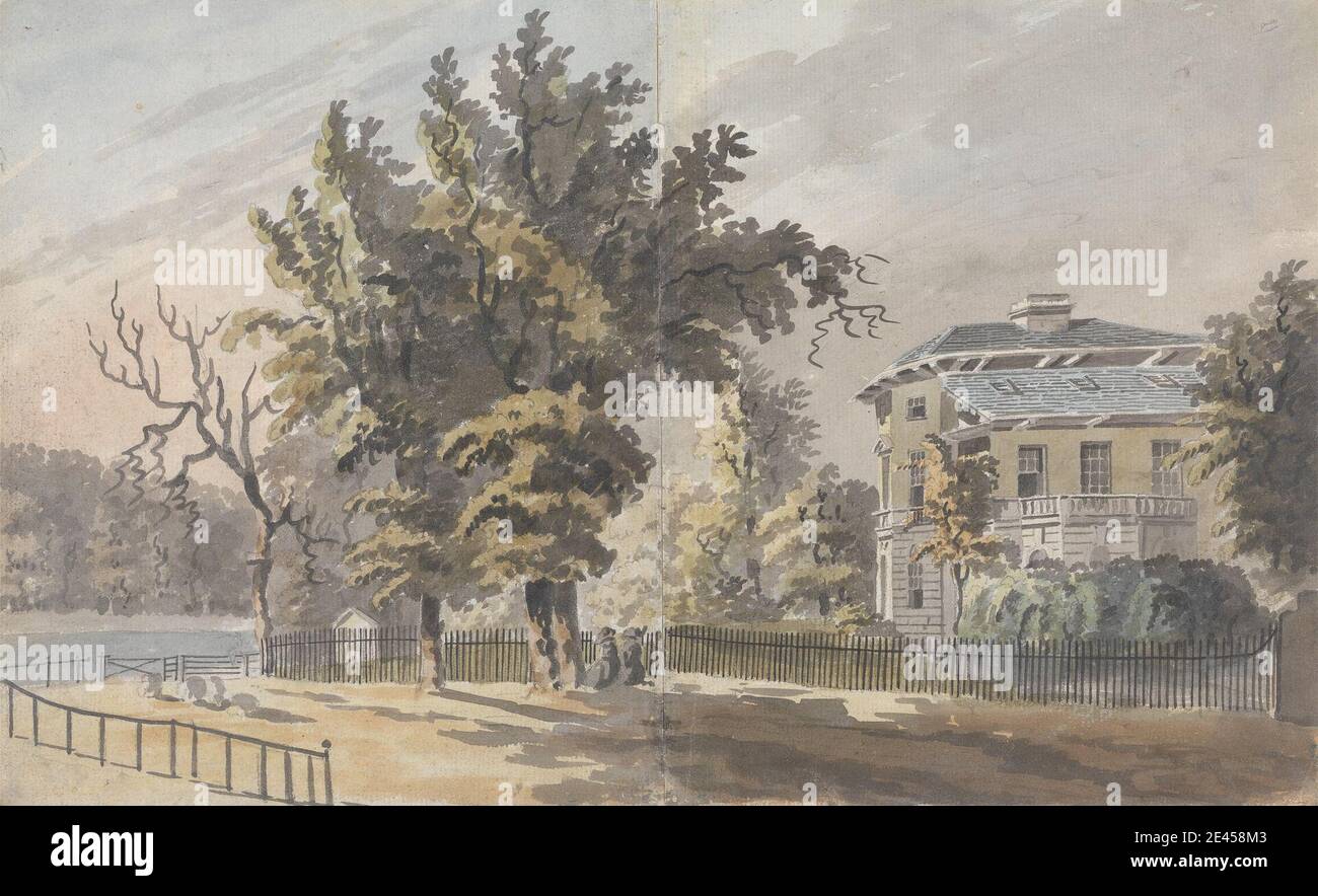 James Miller, active 1773â€“1814, Asgill House. Watercolor and gray ...