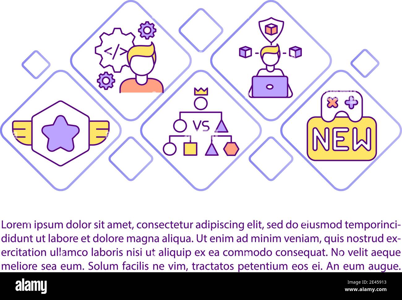 Game designer concept icon with text Stock Vector Image & Art - Alamy