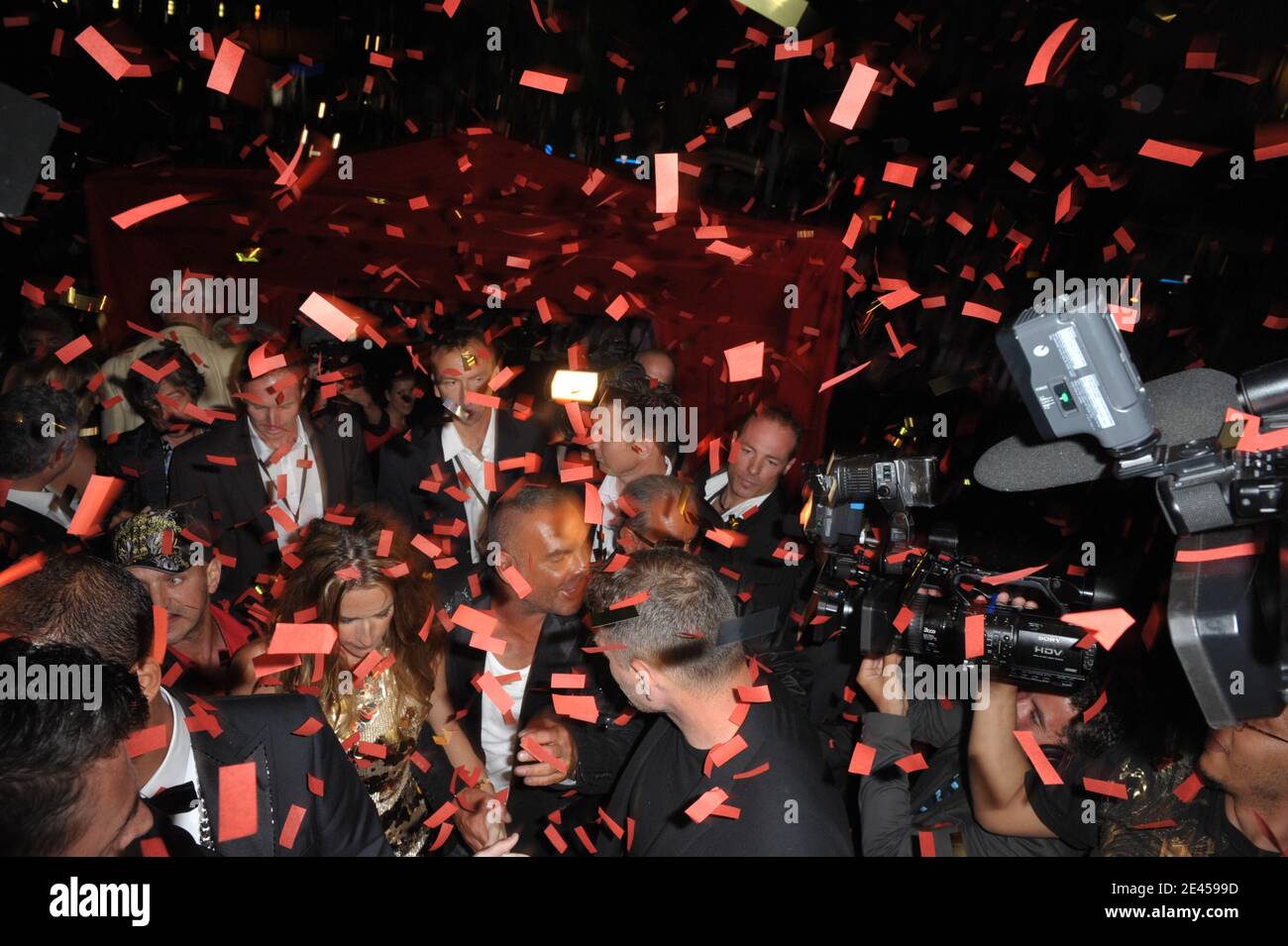 EXCLUSIVE - Christian and Ira Audigier partying during the Christian ...