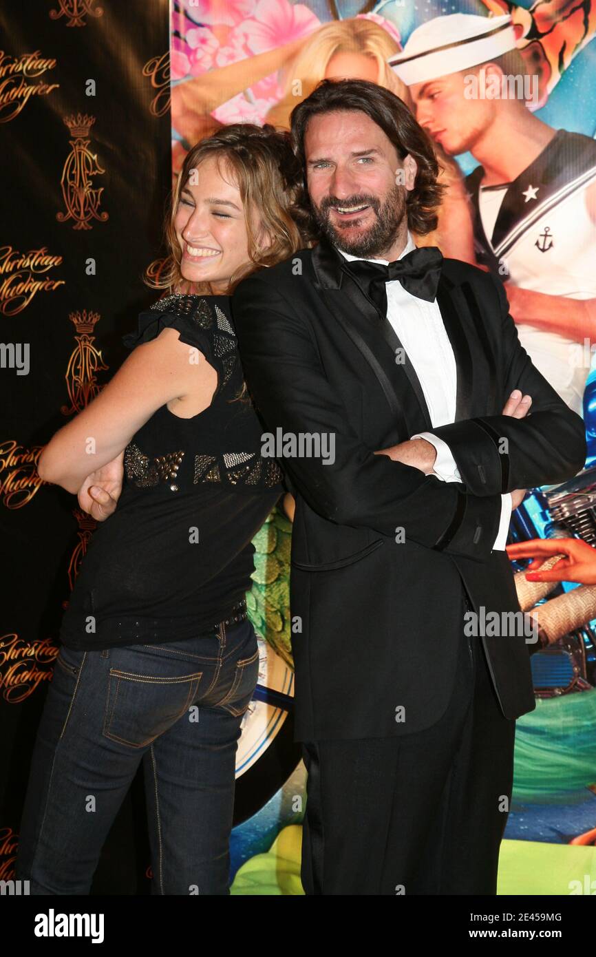 Frederic Beigbeder and Pauline Lefevre attend the Designer 'Christian ...