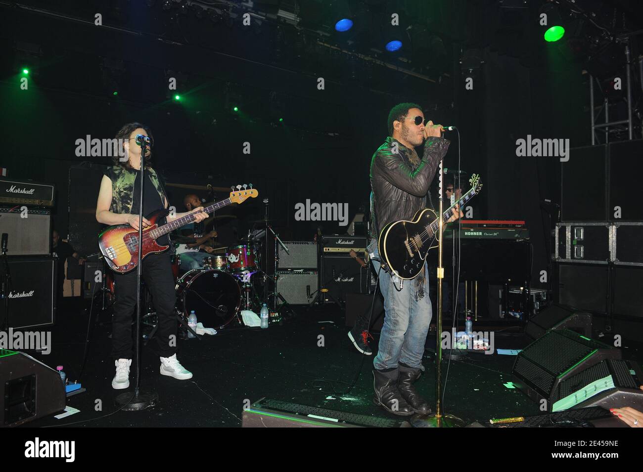 Lenny Kravitz performs Live during the Christian Audigier' birthday ...