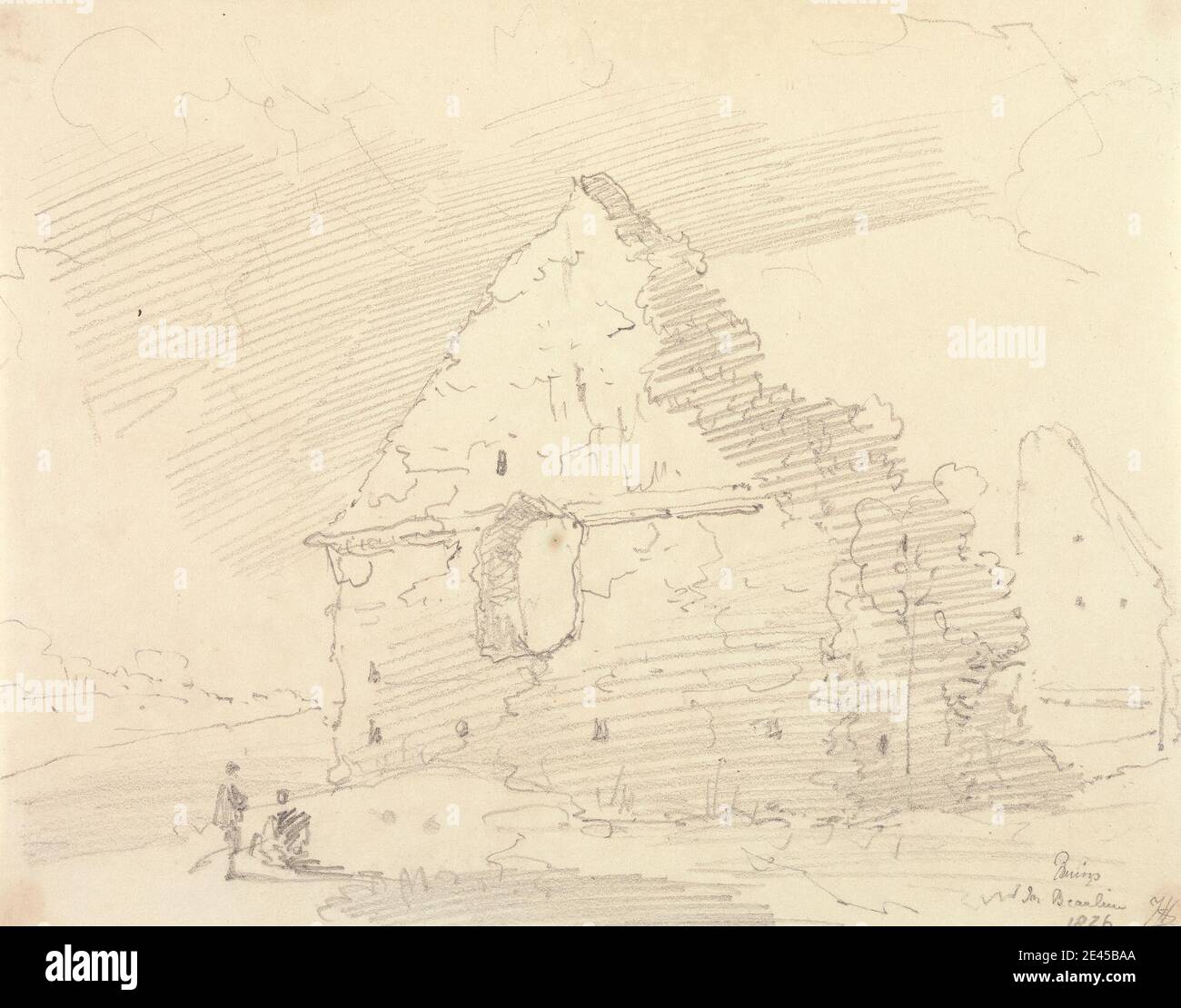 Capt. Thomas Hastings, 1778â€“1854, British, Ruins in Beaulieu, 1826 ...