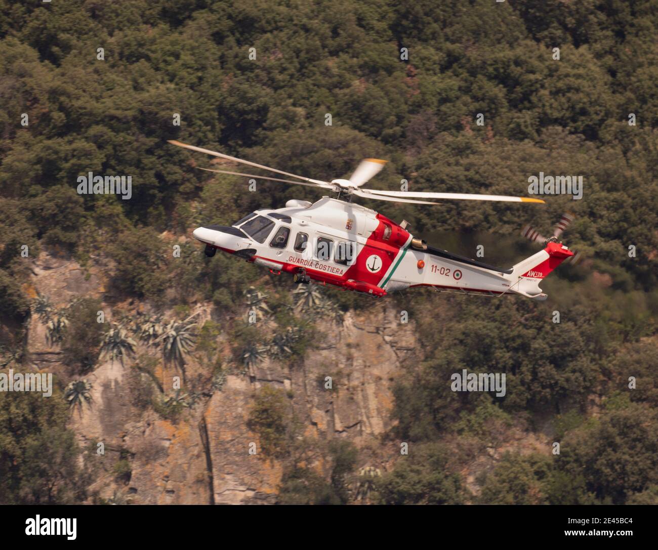 Italian Coast Guard in action Stock Photo - Alamy