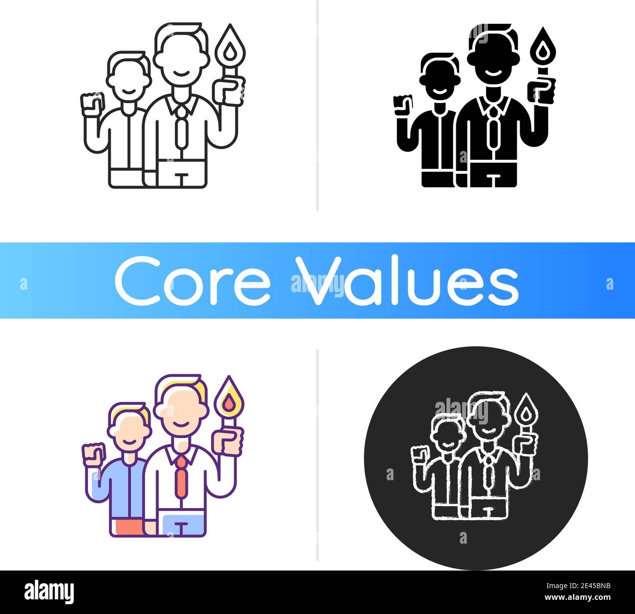 Commitment icon hi-res stock photography and images - Alamy