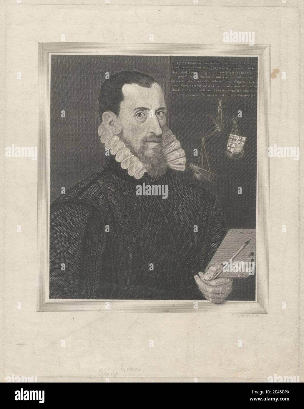 Print made by James Basire, 1730â€“1802, British, George Gower, 1800 ...