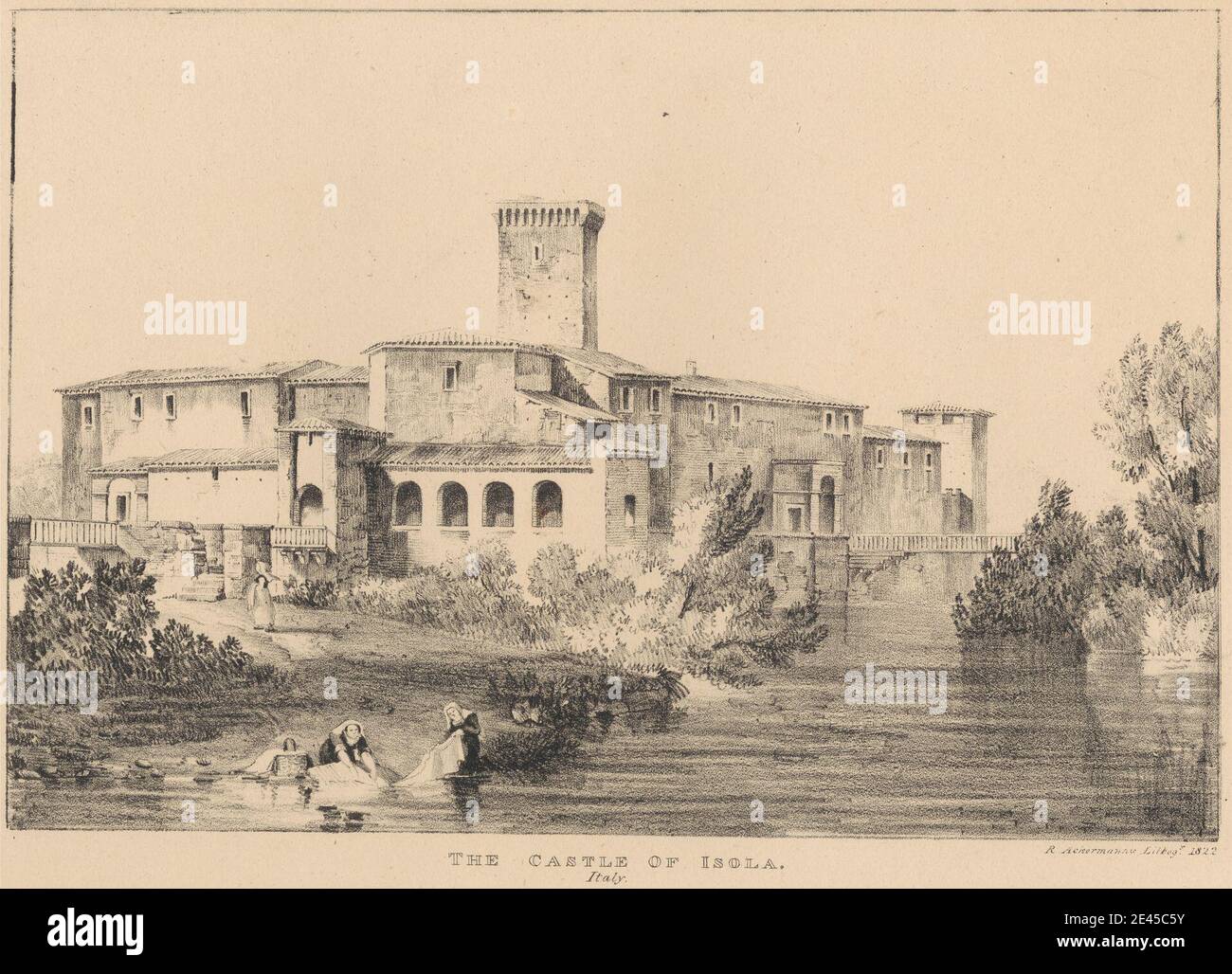 Published by Rudolf Ackermann, 1764â€“1834, British, The Castle of ...