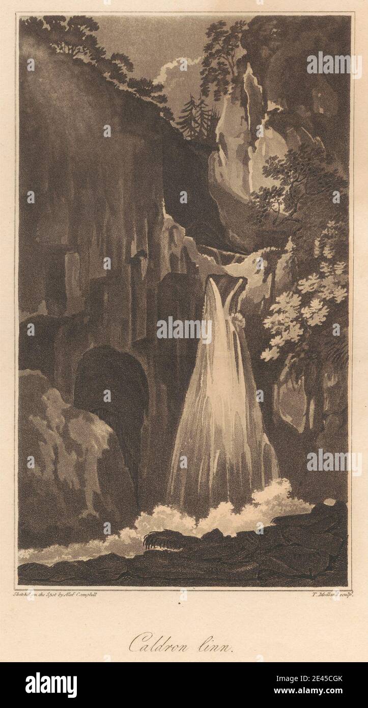 Print made by Thomas Medland, 1755â€“1823, British, Caldron Linn ...