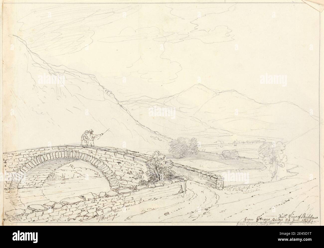 Capt. Thomas Hastings, 1778â€“1854, British, The Bowder Stone, Jaws of ...