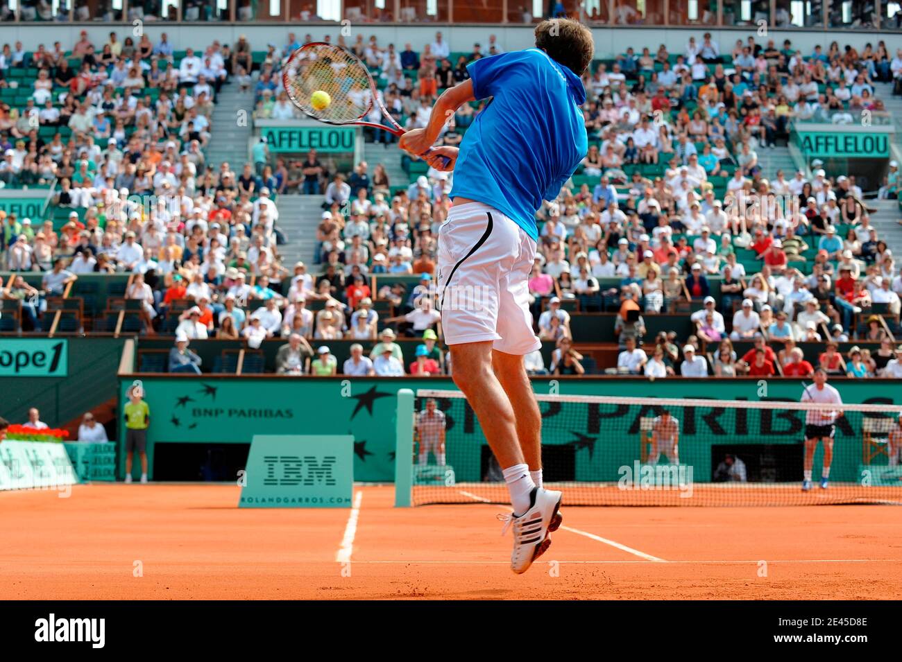 Gilles simon french open 2009 at roland garros stadium paris hi-res ...