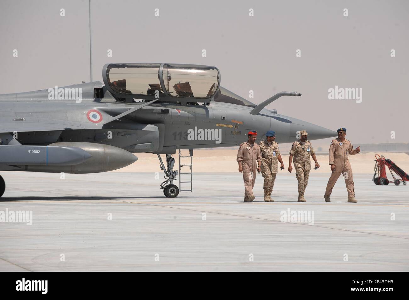 Atmosphere at 'Al Dhafra' United Arab Emirates air force base, on May ...