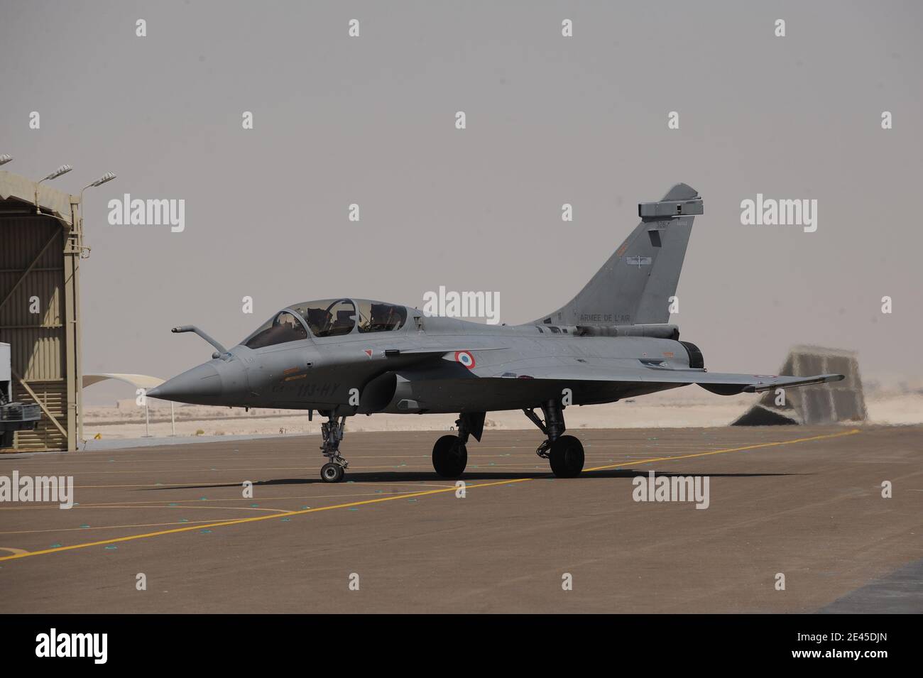 Atmosphere at 'Al Dhafra' United Arab Emirates air force base, on May ...
