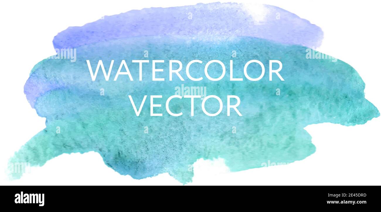 Abstract watercolor splash. Watercolor drop vector Stock Vector Image ...